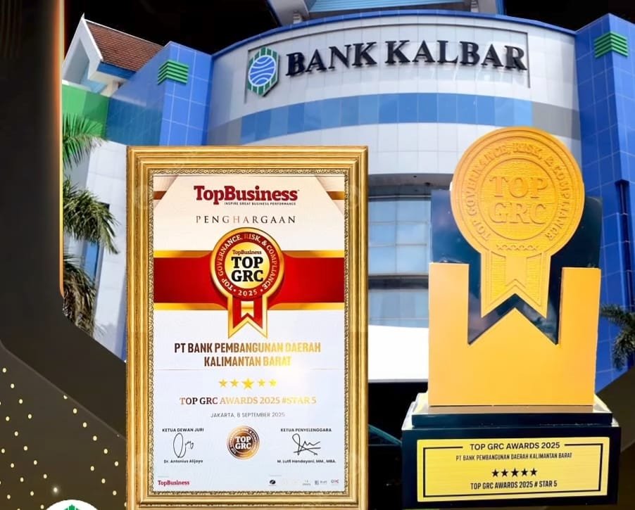 Bank Kalbar Raih Penghargaan Tertinggi TOP GRC Awards 2025 - SINARRAYA ...